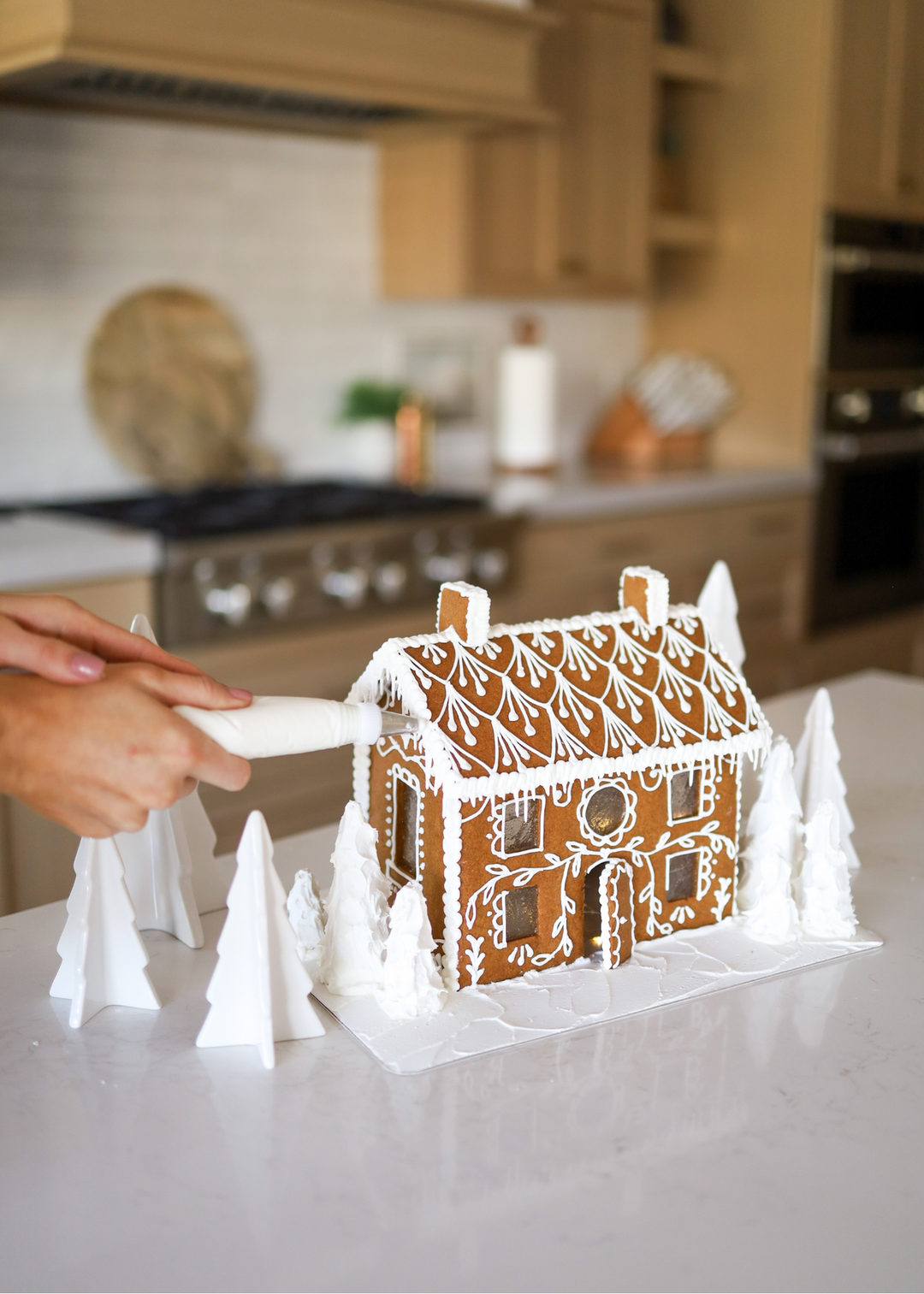 Classic Cottage Gingerbread House Template – Judy's Gingerbread