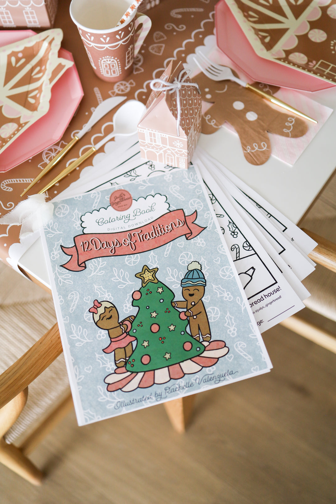 Children's Coloring Book - Digital Download – Judy's Gingerbread